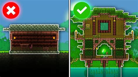 How To Build A Jungle Base Terraria Build Guide Youtube