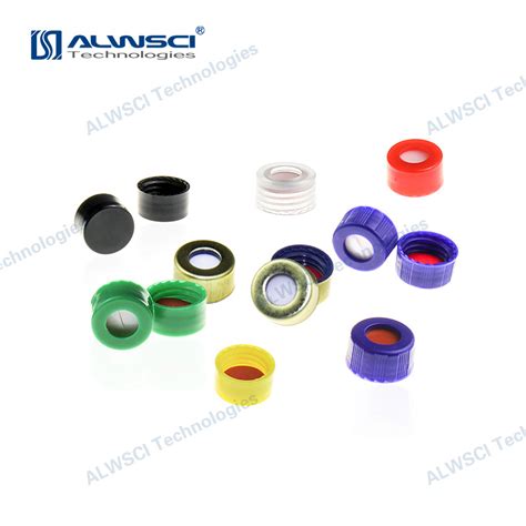 Alwsci Plastic 9 425 Screw Thread Cap For Chromatography HPLC Vial