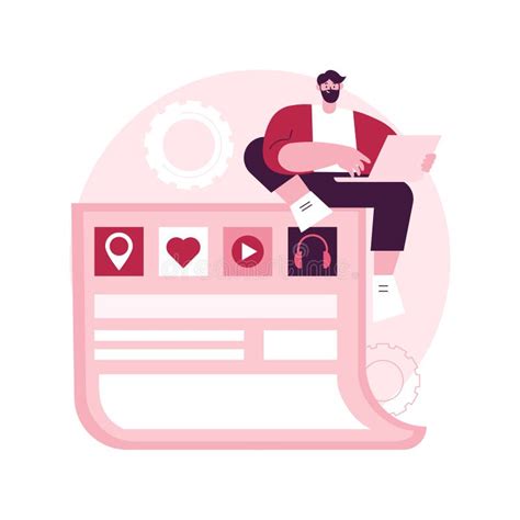 Bendable Device Technology Abstract Concept Vector Illustration Stock Vector Illustration Of