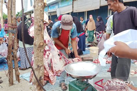 Meugang Pertama Jelang Ramadhan Harga Daging Di Abdya Tembus Rp200