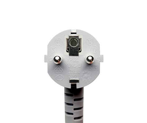 MAG Kabel DINIC Farbiges Stromkabel Schuko CEE 7 7 Auf C13 1 80m Grau