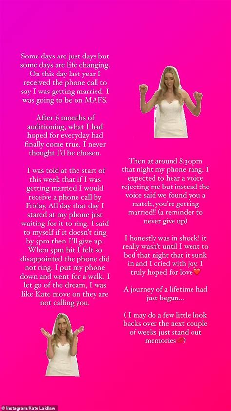 MAFS Turned OnlyFans Star Kate Laidlaw Reflects On When She Got The Call To Be On The Reality