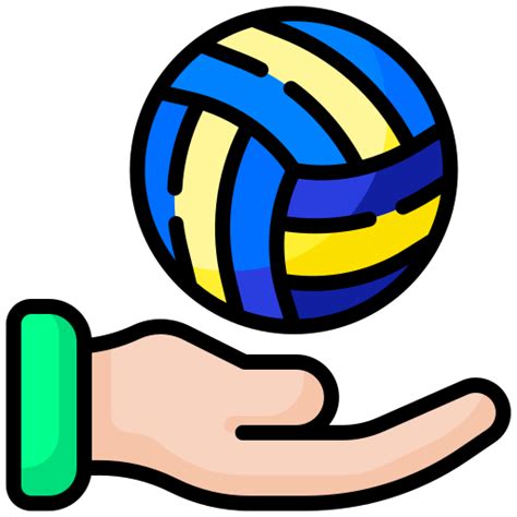 Volleyball Generic Color Outline Icon