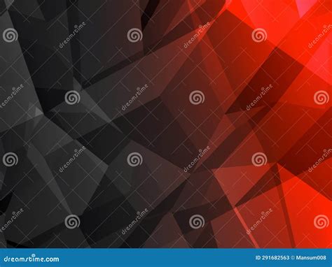 Red Abstract Geometric Background Illustration Stock Illustration Illustration Of Cover Style