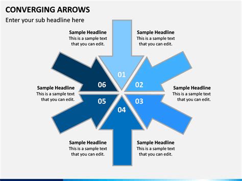 Converging Arrows For Powerpoint And Google Slides Ppt Slides