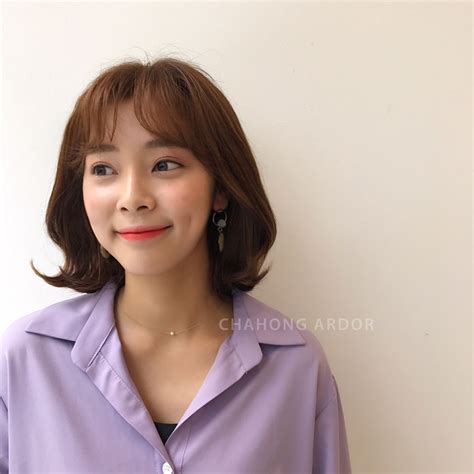 청담동 미용실 차홍아르더 이소윤 On Instagram •차홍아르더이소윤 이제안하는 단발cs컬 •보다더탄력있는c컬과