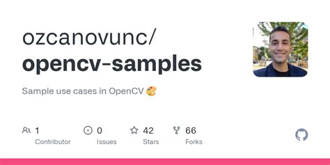 GitHub Ozcanovunc Opencv Samples Sample Use Cases In OpenCV