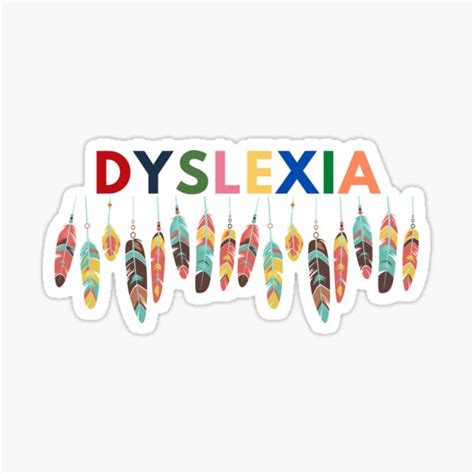 Dyslexia Sticker For Sale By Myntlyf Redbubble