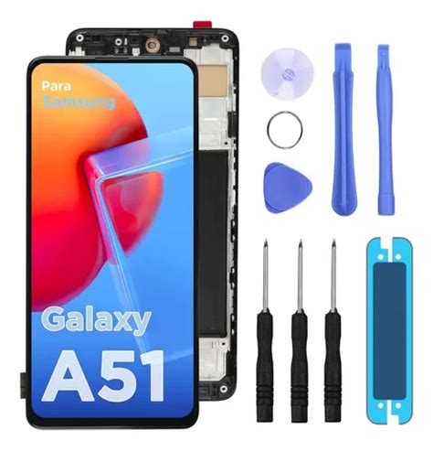 Pantalla Para Samsung A51 4g Lcd Táctil Sm A515 Con Marco Meses Sin