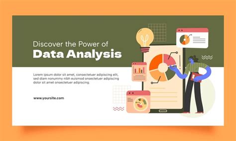 Free Vector Data Analysis Template Design