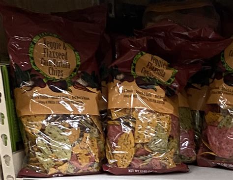 trader joe s veggie and flaxseed tortilla chips 12 oz box oregon