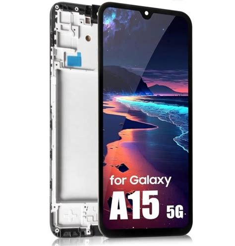 Дисплей за Samsung Galaxy A15 5g 4g Sm A155f тъч скрийн с рамка екран тъчскрийн A155
