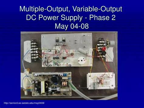 Ppt Multiple Output Variable Output Dc Power Supply Phase May Powerpoint