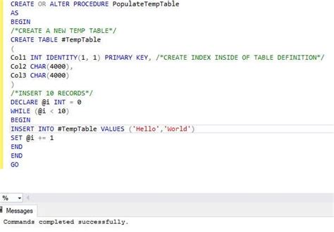 Haripriya Naidu On Linkedin Importance Of Caching Temporary Tables In Sql Server