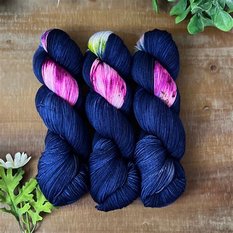 Wildflowers Assigned Pooling Hand Dyed Yarn Achickthatknitz