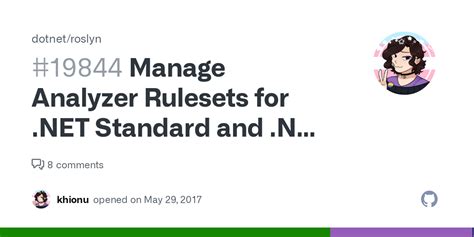 Manage Analyzer Rulesets For NET Standard And NET Core Projects Issue Dotnet Roslyn