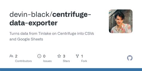 Github Devin Blackcentrifuge Data Exporter Turns Data From Tinlake On Centrifuge Into Csvs