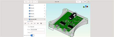 dune 3d a new parametric 3d cad application opensource cad