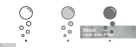 발포성 샴페인 라인과 실루엣 아이콘 세트 탄산 물 비눗방울 산소 수중 픽토그램 탄산음료 거품 탄산음료 블랙 및 컬러 심볼 컬렉션 고립된 벡터 삽화 검은색에 대한 스톡 벡터