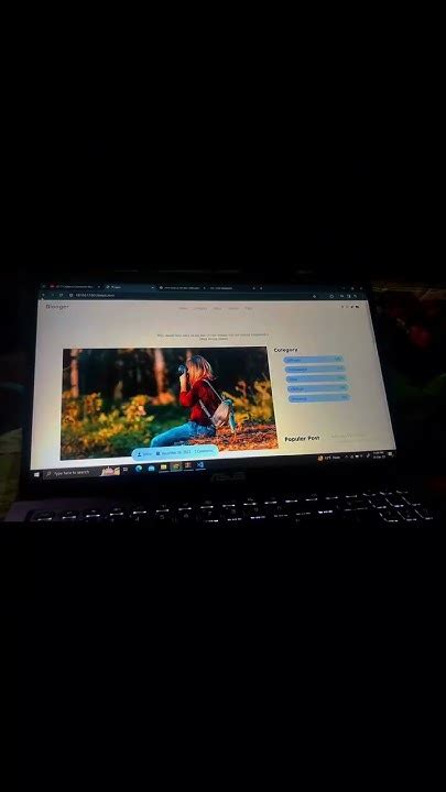 A Responsive Blogger Website Design🥰 Html Css3 Webdesign