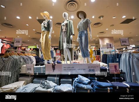 Singapore Circa January 2020 Interior Shot Of Uniqlo Orchard