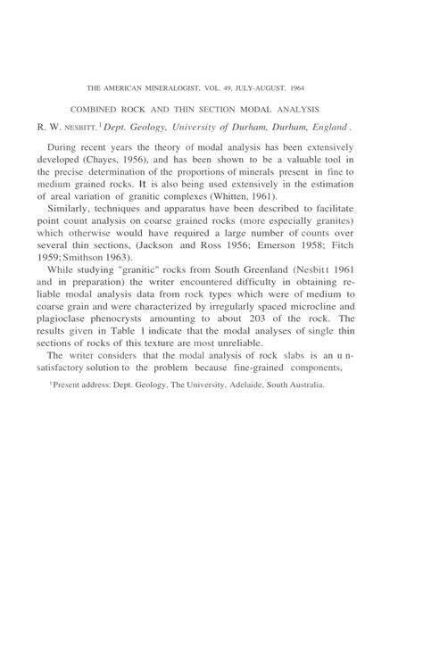 Pdf The Determination Of Magnesium In Silicates By Atomic Absorption Spectroscopy