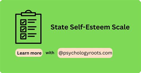State Self Esteem Scale Psychology Roots