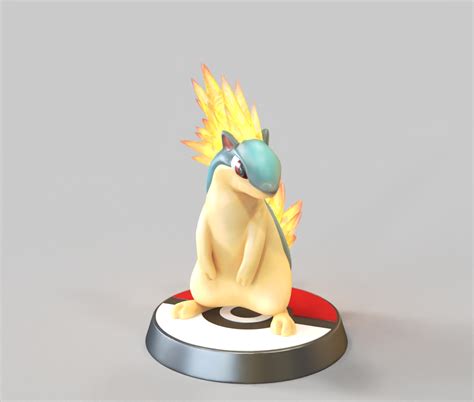 Quilava Fan Art Figura PokÉmon Pokemon Legends Arceus Edream Makers