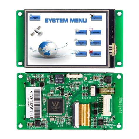 How To Use Stonetech Stvc035wt 01 Intelligent Tft Lcd Module With