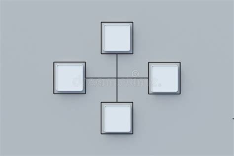 Management And Marketing Scheme Made From Empty Buttons Stock Illustration Illustration Of