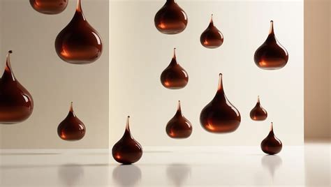 A Series Of Glass Sculptures By Visual Artist Are Displayed In A