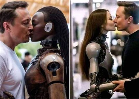 Galerias Elon Musk é Retratado Por Ia Aos Beijos Com Robôs Femininos
