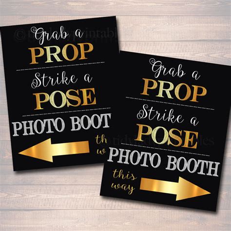 Photo Booth Sign Tidylady Pritnables Tidylady Printables