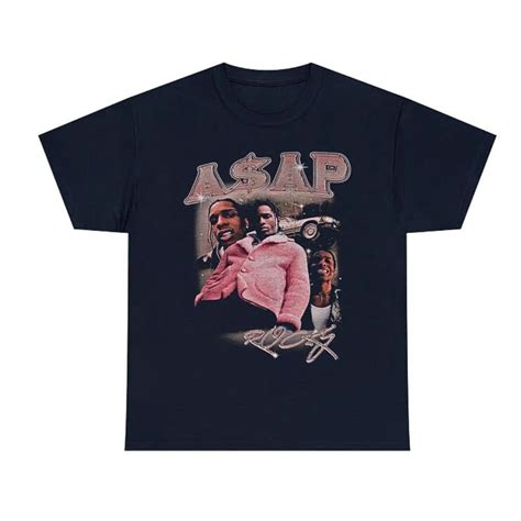 Camiseta Básica Asap Rocky 90s Graphic Saoko