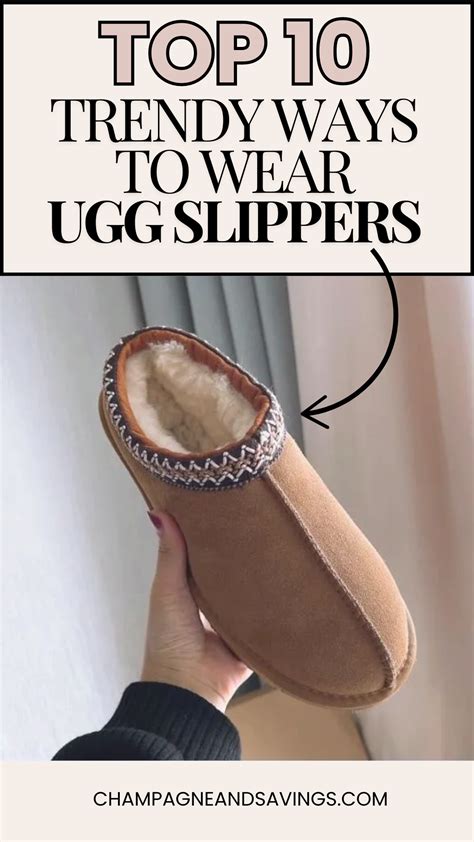10 Trendy Ugg Tasman Slippers Outfit Ideas To Copy — Champagne And Savings