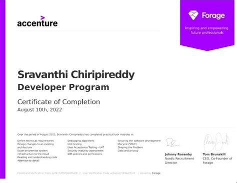 Accenture Forage Sravanthi Chiripireddy