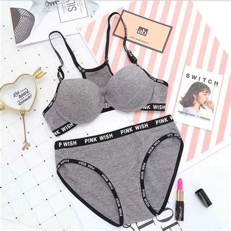 Wriufred Comfortable Sweat Absorbent Cotton Girl Underwear Bra Set