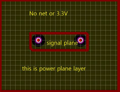 Pcb Layers Altium Vias And Split Plane Electrical Engineering Stack
