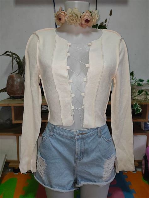 Sexy Cardigan Womens Fashion Tops Longsleeves On Carousell