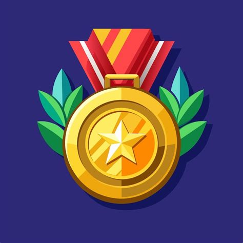 Premium Vector Gold Medal 3d Vector Illustration