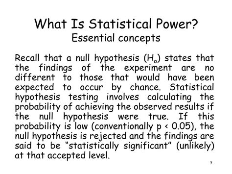 Ppt Statistical Power And Sample Size Calculations Powerpoint