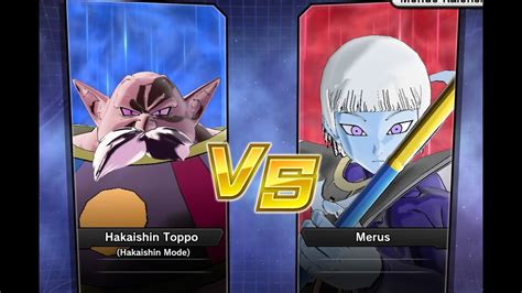 Xenoverse 2 Requested Match Pc Hakaishin Toppo Hakaishin Mode Vs