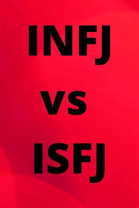 INFJ Vs ISFJ Pesonality Guru