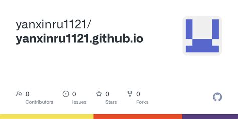 Github Yanxinru1121