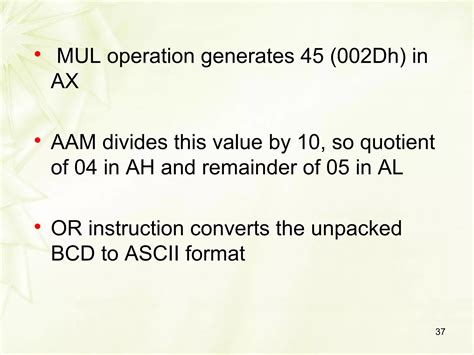 Instruction Set Of 8086 Ppt