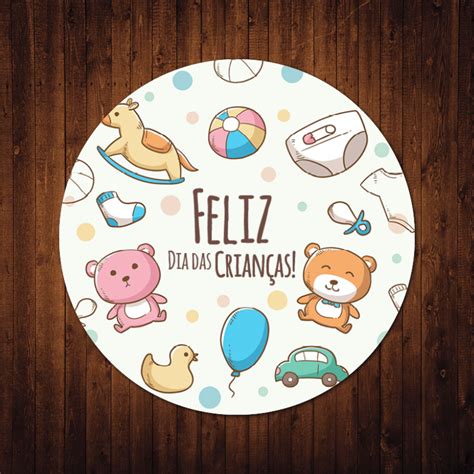 Adesivos Dia Das Crianças 5x5cm Elo7 Produtos Especiais
