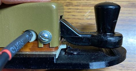 Mini Morse Key Base By Naughtius Maximus Download Free Stl Model