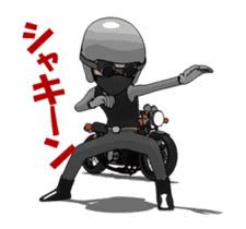 Ride Naked Bike Animation By Bon Sticker