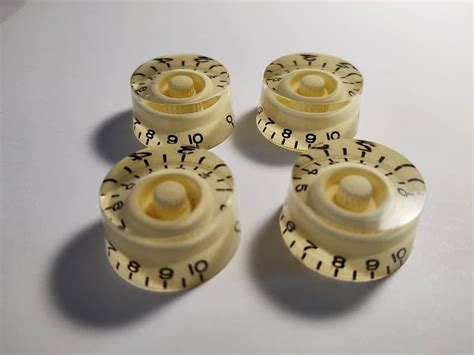 Set Of 4 Coarse Knurl 18 Tooth Import Spec Speed Knobs For Reverb