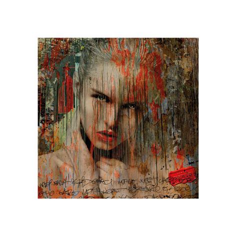 Certified Plexiglass Artwork 100cm X 100cm Multicolouredred Andrew Martin By Andrew Martin
